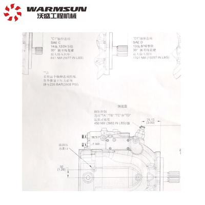 China 60323239 Plunger Pump Piston P3145L00C1C30TA30V50S1B1E For SANY Crane For Parker Pump for sale