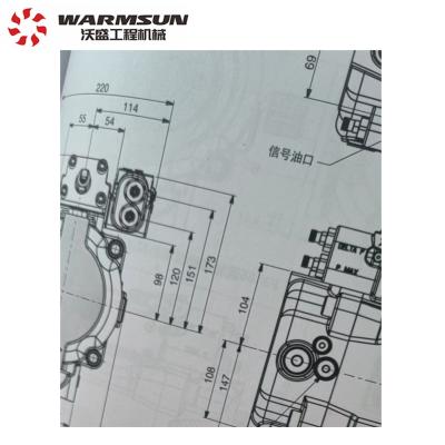 China Pump 60323239 P3145L00C1C30TA30V50S1B1E Plunger For SANY Crane For Parker Hydraulic Pump for sale