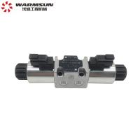 China 60155033 Hydraulic Solenoid Reversing Valve DS3-S110V-D24K7 For SANY Truck Crane Spare Parts for sale