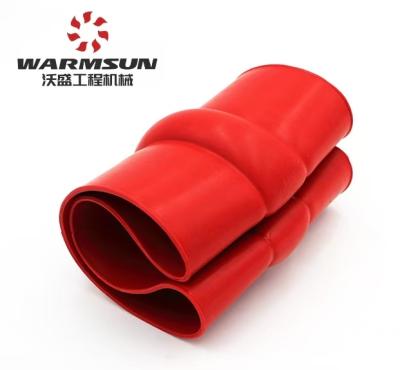 China 13195866 TLHZ.640 HZS180 Batching Plant Rubber Air Hose for Construction Machinery Parts for sale