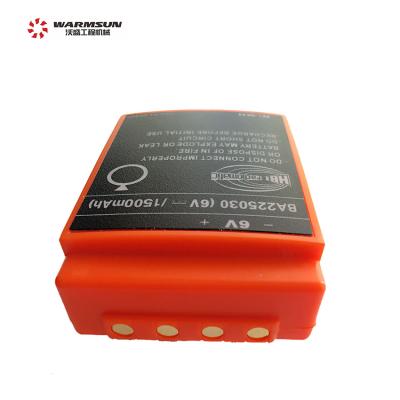 China HBC Radiomatic BA225030 Battery 6V 1500mAh Concrete Pump Remote Control for sale