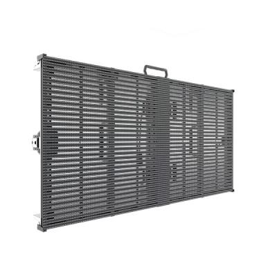 China Highly P3.9-7.8 transparent LED screen for indoor and outdoor events for sale
