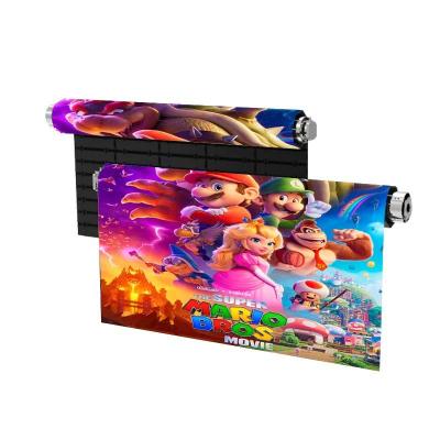 China Roll Up LED Floor Screen P2.6 Ultra Thin 17mm Magic Carpet Display Front Service for sale