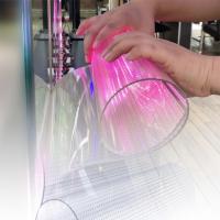 China P6 Flexible Transparent LED Film Display 2.5mm Ultra Thin Self-Adhesive Screen for Shop Windows for sale
