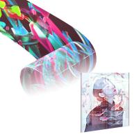 China P4 P10 90% Transparent Flexible LED Film Screen 2.5mm Ultra-Thin Self-Adhesive Glass LED Display for sale