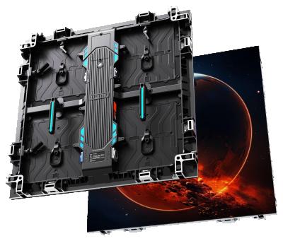 China XE Series P2.61 Outdoor Mask Rental LED Cabinet 500 x 500 x 50 mm Supporting 90 Degree Corner Splicing for sale