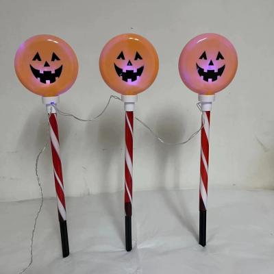 China Christmas decorative lights, LED battery-powered lights, round smiling faces, outdoor garden scene setup, decoration, stand for sale