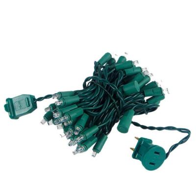 China Commercial-Grade 110V US-Style Christmas Light String With Plug-In Function For Outdoor Use, 5mm Mini LED String Lights For Holiday Trees for sale