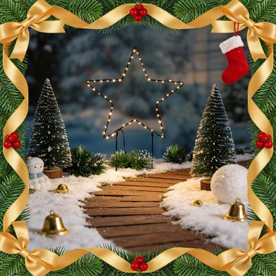 China abs plastic battery case iron art decorative lights 3v voltage includes user manual card ideal for indoor outdoor decorative lighting for sale