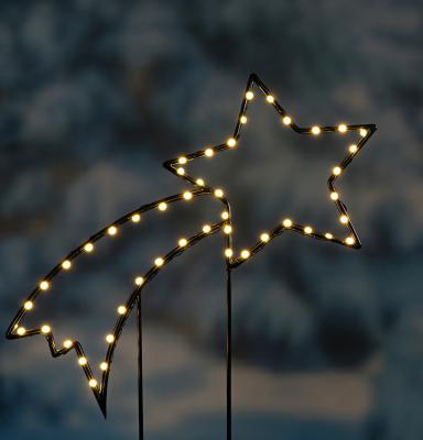 China iron outdoor iron art decorative lights featuring s-shaped hook dimensions width 1.3 diameter 0.8 height 2.8 cm ideal for landscape and yard lighting for sale