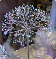 China Jeweled Star-Shaped Garden Stake, 18in, ETL Certified, 3V 1A Outdoor Adapter, Colorful Light, Eco-Friendly & Energy-Saving, Indoor & Outdoor Use for Street/Commercial/Party Decor, MOQ 500 Pcs for sale