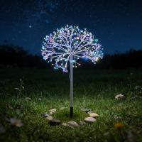 China Jeweled Star-Shaped Garden Stake, 18in, ETL Certified, 3V 1A Outdoor Adapter, Colorful Light, Eco-Friendly & Energy-Saving, Indoor & Outdoor Use for Street/Commercial/Party Decor, MOQ 500 Pcs for sale