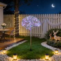 China Jeweled Star-Shaped Garden Stake, 18in, ETL Certified, 3V 1A Outdoor Adapter, Colorful Light, Eco-Friendly & Energy-Saving, Indoor & Outdoor Use for Street/Commercial/Party Decor, MOQ 500 Pcs for sale