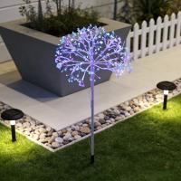 China Jeweled Star-Shaped Garden Stake, 18in, ETL Certified, 3V 1A Outdoor Adapter, Colorful Light, Eco-Friendly & Energy-Saving, Indoor & Outdoor Use for Street/Commercial/Party Decor, MOQ 500 Pcs for sale