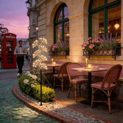 China ground stake wire frame lights led artistic style providing illumination for outdoor commercial and residential settings for sale