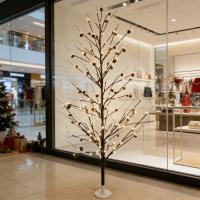 China 1.8m pinecone tree light, led warm white + pinecones, 12v 9w, for luxury hotel/home/commercial, eco-friendly, moq 500 pcs for sale