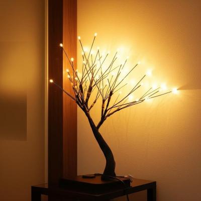 China 3m Extension Cord Artistic Tree Ambient Light Ideal Indoor Decoration Enhancing Ambiance in Offices Hotels and Retail Environments for sale