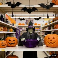 China Halloween Candy Bowl with 25cm Width and Waterproof Design Made from Eco-Friendly Materials for Holiday Parties for sale