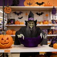 China Halloween Candy Bowl with 25cm Width and Waterproof Design Made from Eco-Friendly Materials for Holiday Parties for sale