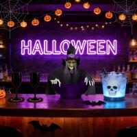 China Halloween Candy Bowl with 25cm Width and Waterproof Design Made from Eco-Friendly Materials for Holiday Parties for sale