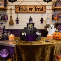 China Halloween Candy Bowl with 25cm Width and Waterproof Design Made from Eco-Friendly Materials for Holiday Parties for sale
