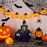 China Halloween Candy Bowl with 25cm Width and Waterproof Design Made from Eco-Friendly Materials for Holiday Parties for sale
