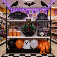 China 25cm Width Halloween Werewolf Candy Bowl Made of Eco-Friendly Materials and Waterproof for Holiday Parties for sale