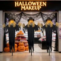 China Halloween Scarecrow Ground Light | 1.2m(H) | 45cm Plug Rod | Glowing Eyes & Sound | Eco-friendly & Waterproof | Home & Commercial | MOQ 500pcs for sale