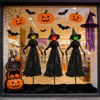 China halloween jack-o'-lantern ground light | 1.3m(h) | 45cm plug rod | glowing eyes & sound | eco-friendly & waterproof | home & commercial use | moq 500pcs for sale