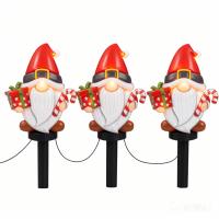 China 35cm Height Christmas Ground Stake Lights with IP65 Waterproof and Energy-Saving LED for Festive Decorations for sale