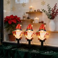 China 35cm Height Christmas Ground Stake Lights with IP65 Waterproof and Energy-Saving LED for Festive Decorations for sale