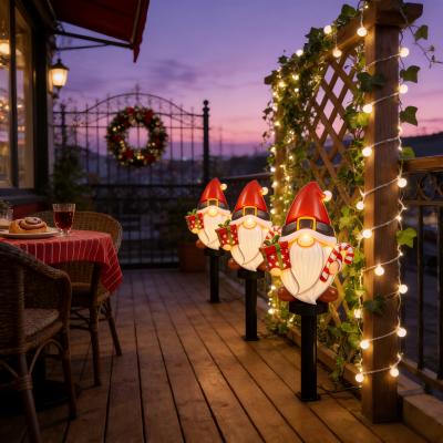 China 35cm Height Christmas Ground Stake Lights with IP65 Waterproof and Energy-Saving LED for Festive Decorations for sale