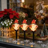 China 35cm Height Christmas Ground Stake Lights with IP65 Waterproof and Energy-Saving LED for Festive Decorations for sale