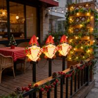 China 35cm Height Christmas Ground Stake Lights with IP65 Waterproof and Energy-Saving LED for Festive Decorations for sale