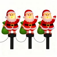 China 40cm Height Christmas Ground Stake Lights with IP65 Waterproof and Energy-Saving LED for Outdoor Holiday Decor for sale