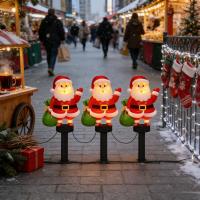 China 40cm Height Christmas Ground Stake Lights with IP65 Waterproof and Energy-Saving LED for Outdoor Holiday Decor for sale