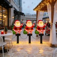 China 40cm Height Christmas Ground Stake Lights with IP65 Waterproof and Energy-Saving LED for Outdoor Holiday Decor for sale