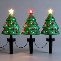 China 40cm Height Christmas Ground Stake Lights with IP65 Waterproof and Energy-Saving LED for Outdoor Festive Decor for sale