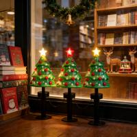 China 40cm Height Christmas Ground Stake Lights with IP65 Waterproof and Energy-Saving LED for Outdoor Festive Decor for sale
