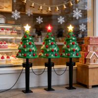 China 40cm Height Christmas Ground Stake Lights with IP65 Waterproof and Energy-Saving LED for Outdoor Festive Decor for sale