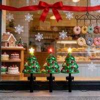 China 40cm Height Christmas Ground Stake Lights with IP65 Waterproof and Energy-Saving LED for Outdoor Festive Decor for sale