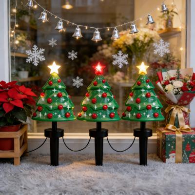 China 40cm Height Christmas Ground Stake Lights with IP65 Waterproof and Energy-Saving LED for Outdoor Festive Decor for sale