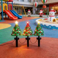 China 40cm Height Christmas Ground Stake Lights with IP65 Waterproof and Energy-Saving LED for Outdoor Festive Decor for sale