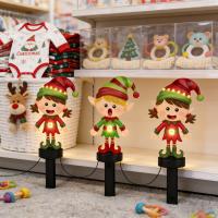 China 40cm Height IP65 Waterproof Energy-Saving LED Christmas Ground Stake Lights for Festive Outdoor and Indoor Decor for sale
