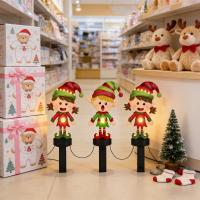 China 40cm Height IP65 Waterproof Energy-Saving LED Christmas Ground Stake Lights for Festive Outdoor and Indoor Decor for sale
