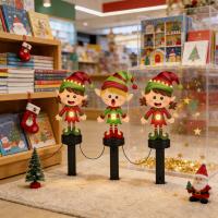 China 40cm Height IP65 Waterproof Energy-Saving LED Christmas Ground Stake Lights for Festive Outdoor and Indoor Decor for sale