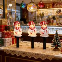 China 40cm Height Christmas Ground Stake Lights with IP65 Waterproof and Energy-Saving LED for Festive Outdoor Decor for sale
