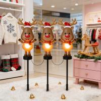 China 45cm Height Christmas Ground Stake Lights with IP65 Waterproof and Energy-Saving LED for Outdoor Holiday Decor for sale