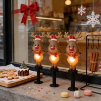China 45cm Height Christmas Ground Stake Lights with IP65 Waterproof and Energy-Saving LED for Outdoor Holiday Decor for sale