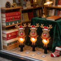 China 45cm Height Christmas Ground Stake Lights with IP65 Waterproof and Energy-Saving LED for Outdoor Holiday Decor for sale